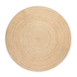 Hanse Home Juteteppich Jute Braided, Champagner, Textil, Uni, rund, Oeko-Tex&reg; Standard 100, f&uuml;r Fu&szlig;bodenheizung geeignet, beidseitig verwendbar, in verschiedenen Gr&ouml;&szlig;en erh&auml;ltlich, pflegeleicht, strapazierf&auml;hig, leicht zusammenrollbar, Teppiche & B&ouml;den, Teppiche, Naturteppiche