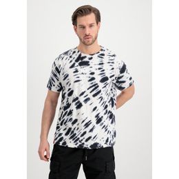 Alpha Industries Herren T-Shirt &raquo;Tie Dye T-Shirt&laquo; schwarz S