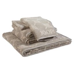 JOOP! Frottierset Cornflower, Graphit, Taupe, Textil, 5-teilig, Abstraktes, Oeko-Tex&reg; Standard 100, saugf&auml;hig, Aufh&auml;ngeschlaufe, strapazierf&auml;hig, angenehm weich, hochwertige Qualit&auml;t, Badtextilien, Handtuch-Sets