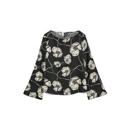 V&eacute;ro Moda Vero Moda Bluse 'VMELENA' Damen Gr&ouml;&szlig;e XL ecru / schwarz