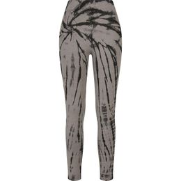 Urban Classics Damen Urban Classics Leggings &raquo; Damen Ladies Cotton Tie Dye High Waist Leggings&laquo; 5XL, US-Gr&ouml;&szlig;en
