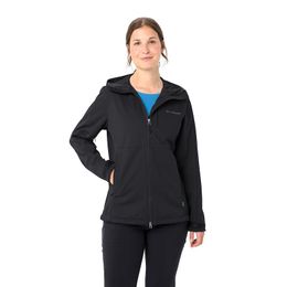 Vaude Damen Vaude Softshelljacke &raquo;WOMEN'S ALL YEAR ELOPE SOFTSHELL JACKET II&laquo; sportlicher Stil, winddicht, atmungsaktiv, wasserabweisend 48