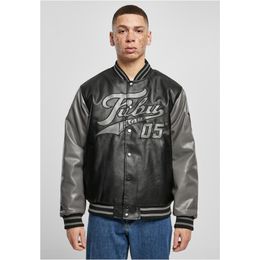 Fubu Jacke Herren Gr&ouml;&szlig;e XXL dunkelgrau / feuerrot / schwarz