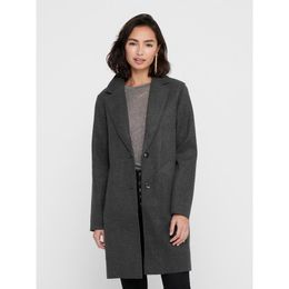 Only Damen Only Langmantel &raquo;ONLCARRIE BONDED COAT OTW NOOS&laquo; Polyester, l&auml;ssig weit grau M