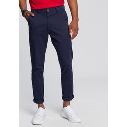 Jack & Jones Jack & Jones Herren Chinohose &raquo;JPSTMARCO mit schmalem Bein und pflegeleichtem Stoff&laquo; washed, modisch, schmal, Baumwollmischung blau 33, L&auml;nge 34