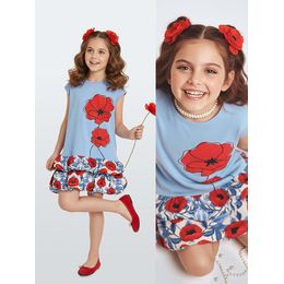 Denokids Kleid in Hellblau - 65% | Gr&ouml;&szlig;e 134 | Kinderkleider
