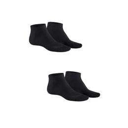 Hudson Herren Sneakersocken &raquo;ONLY 2-PACK&laquo; 2er Pack, Komfortbund mit weitem Fu&szlig;ausschnitt 43-46