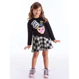 Denokids Kleid "Kitten" in Schwarz/ Wei&szlig; - 65% | Gr&ouml;&szlig;e 122 | Kinderkleider