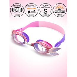 Denokids Schwimmbrille "Mermaid" in Rosa/ Lila - 61% | Kinder-austruestung-accessoires