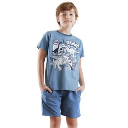 Denokids 2tlg. Outfit in Hellblau/ Blau - 65% | Gr&ouml;&szlig;e 128 | Kinder-oberteile