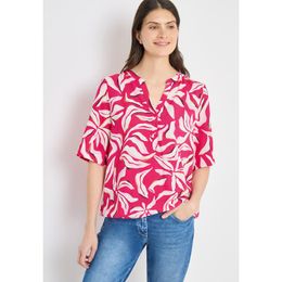 Cecil Damen Druckbluse Sommerbluse mit floralem Muster XS (36)
