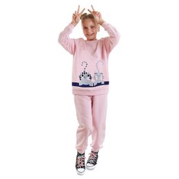 Denokids 2tlg. Outfit in Rosa - 65% | Gr&ouml;&szlig;e 122 | Kinder-sweatshirts-jacken