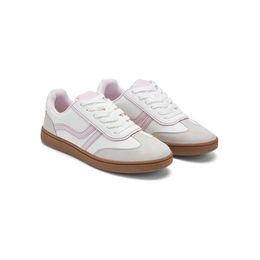 Inselhauptstadt Sneakers in Wei&szlig;/ Rosa/ Beige - 58% | Gr&ouml;&szlig;e 38 | Damen-sneakers