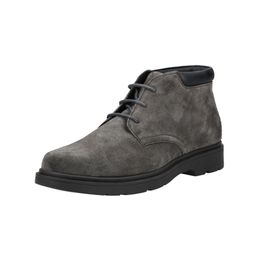 Schn&uuml;rstiefelette Geox "Geox Stiefelette Leder/Synthetik", Damen, Gr. 44, mud, Leder, Synthetik, Schuhe Schn&uuml;rstiefelette