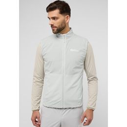 Funktionsweste Jack Wolfskin "PRELIGHT INS VEST M", Herren, Gr. XL (54/56), grau (cool, grau), Obermaterial: 89% Polyamid, 11% sonstige Fasern. Futter: 100% Polyester. F&uuml;llung: 100% Polyester, Westen Funktionsweste