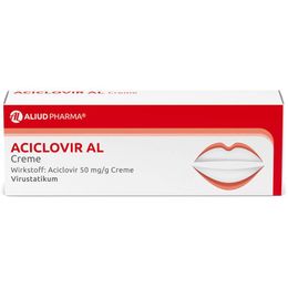 ALIUD Aciclovir Al Creme bei Lippenherpes 2 g