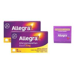 Allegra Allergietabletten 20 mg Tabletten + Kinderpflaster 2 St