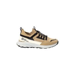 Sneaker Jack Wolfskin "DROMOVENTURE ATHLETIC LOW M", Herren, Gr. UK 8,5 - EU 42,5, Normalschaft, beige (sand, storm), Obermaterial: Synthetik. Obermaterial 2: Textilmaterial. Futter: Polyester, Schuhe Sneaker