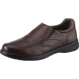 Herren Slipper mit Leder-Wechselfu&szlig;bett braun Gr&ouml;&szlig;e 44