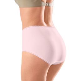 w&auml;schepur Damen Taillenslip mit gl&auml;nzenden Abschl&uuml;ssen wei&szlig; + farbig sortiert, Gr&ouml;&szlig;e 40