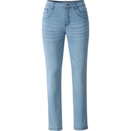CR&Eacute;ATION L Damen 7/8-Jeans mit Passformsattel blue-bleached Gr&ouml;&szlig;e 38