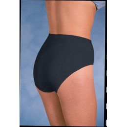 Mey Damen Taillenslip mit Glanzgummibund schwarz Gr&ouml;&szlig;e 44