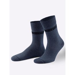 Mustang Herren Herren-Socken blau-sortiert Gr&ouml;&szlig;e 43-46