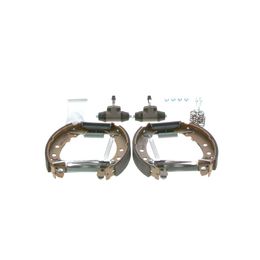 Bosch Bremsbackensatz KIT SUPERPRO 0 204 114 052 hinten rechts links vormontiert 14,3mm f&uuml;r AUDI VW