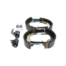 Bosch Bremsbackensatz KIT SUPERPRO 0 204 114 530 hinten rechts links vormontiert 27mm f&uuml;r PEUGEOT CITRO&Euml;N 42417Y