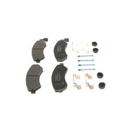 Bosch Bremsbelagsatz, Scheibenbremse 0 986 494 580 vorne rechts links mit Feder f&uuml;r ALFA ROMEO PEUGEOT FIAT CITRO&Euml;N LANCIA 77364161 77364319 425464