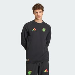 adidas Performance Sportsweatshirt 'Jamaika x Bob Marley Tiro Tech' Herren Gr&ouml;&szlig;e M gelb / gr&uuml;n / rot / schwarz