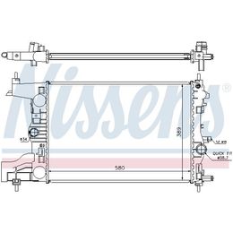 NISSENS K&uuml;hler, Motork&uuml;hlung 630725 f&uuml;r VAUXHALL GMC OPEL 1300302 39074665 13267656