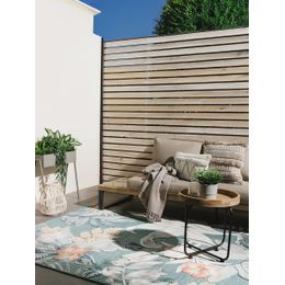 benuta Basic In- & Outdoor-Teppich Flora Multicolor 160x230 cm - Teppich f&uuml;r Balkon, Terrasse & Garten