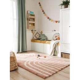 Lytte Kinderteppich Gobi Rosa 80x150 cm - Teppich f&uuml;r Kinderzimmer