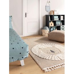 Lytte Kinderteppich Momo Beige 90x130 cm - Teppich f&uuml;r Kinderzimmer