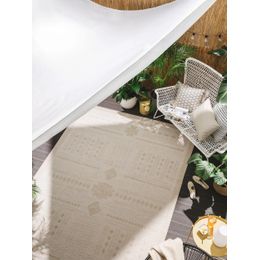 benuta Nest In- & Outdoor-Teppich Bronco Cream 200x290 cm - Teppich f&uuml;r Balkon, Terrasse & Garten