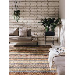 benuta Nest In- & Outdoor-Teppich Kenya Multicolor 80x165 cm - Teppich f&uuml;r Balkon, Terrasse & Garten