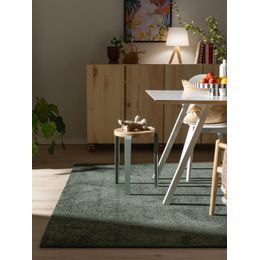 benuta Nest Waschbarer Kurzflor Teppich Nina Gr&uuml;n 160x230 cm - Moderner Kurzflor-Teppich f&uuml;r Wohnzimmer