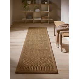 benuta Pure Sisal Teppich Greta Cream 70x240 cm - Naturfaserteppich aus Sisal
