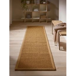 benuta Pure Sisal Teppich Greta Beige 70x240 cm - Naturfaserteppich aus Sisal