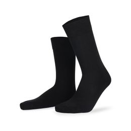 Socken Kunert "RICHARD", Damen, Gr. 43-46, schwarz, Baumwollmischung, normal, Socken Socken, druckfreier Komfortbund, weich, sportlicher Look