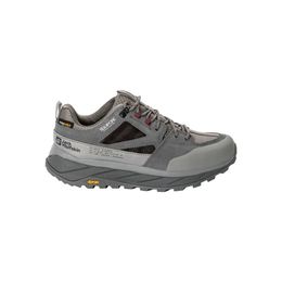 Wanderschuh Jack Wolfskin "TERRAQUEST TEXAPORE LOW W", Damen, Gr. UK 7,5 - EU 41, Normalschaft, grau (smokey, grau), Obermaterial: Leder. Futter: Textilmaterial, Schuhe Wanderschuh