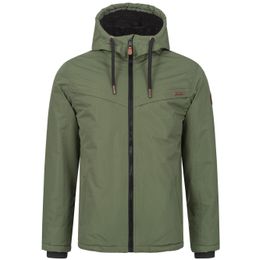 Winterjacke Alessandro Salvarini "ASLighty", Herren, Gr. L, gr&uuml;n (olive), Obermaterial: 100% Polyester, Jacken Winterjacke, innen komplett mit warmem Teddyfell