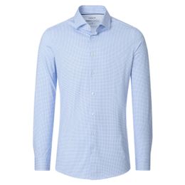 Businesshemd Venti "Venti Businesshemd Print", Herren, Gr. 40, Normalgr&ouml;&szlig;en, 100 blau, 90% Baumwolle, 10% Elasthan, bedruckt, comfort fit, Hemden