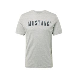 Mustang T-Shirt 'Austin' Herren Gr&ouml;&szlig;e XL navy / graumeliert