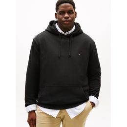 Tommy Hilfiger Big & Tall Hoodie "BT-ESSENTIAL TERRY", Herren, Gr. 5XL, schwarz, Sweatware, Obermaterial: 100% Baumwolle, TOMMY HILFIGER BIG & TALL, normal normal, Rippb&uuml;ndchen, Sweatshirts Hoodie, Basic, normale Passform, Gro&szlig;e Gr&ouml;&szlig;en