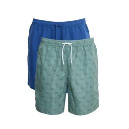 Marks & Spencer Swim Trunks male Blue, Green size XXL