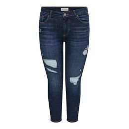 Only Carmakoma Jeans 'CARWILLY' Damen Gr&ouml;&szlig;e 34 blau