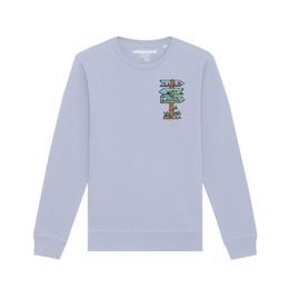 Watapparel Sweatshirt ' Adventure is everywhere ' male Blue size S