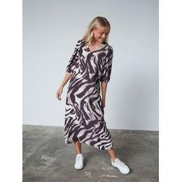 Sisters Point Kleid 'VENTIA' Damen Gr&ouml;&szlig;e 40 aubergine / flieder / wollwei&szlig; Winterkleid